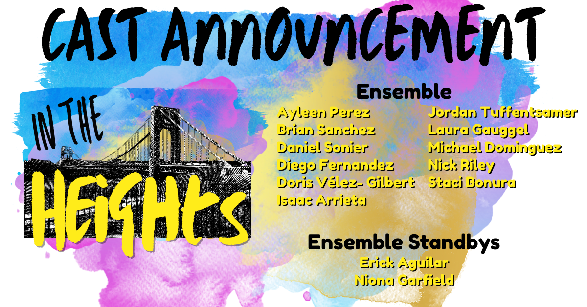 In the Heights Cast List - Georgetown Palace Theatre
